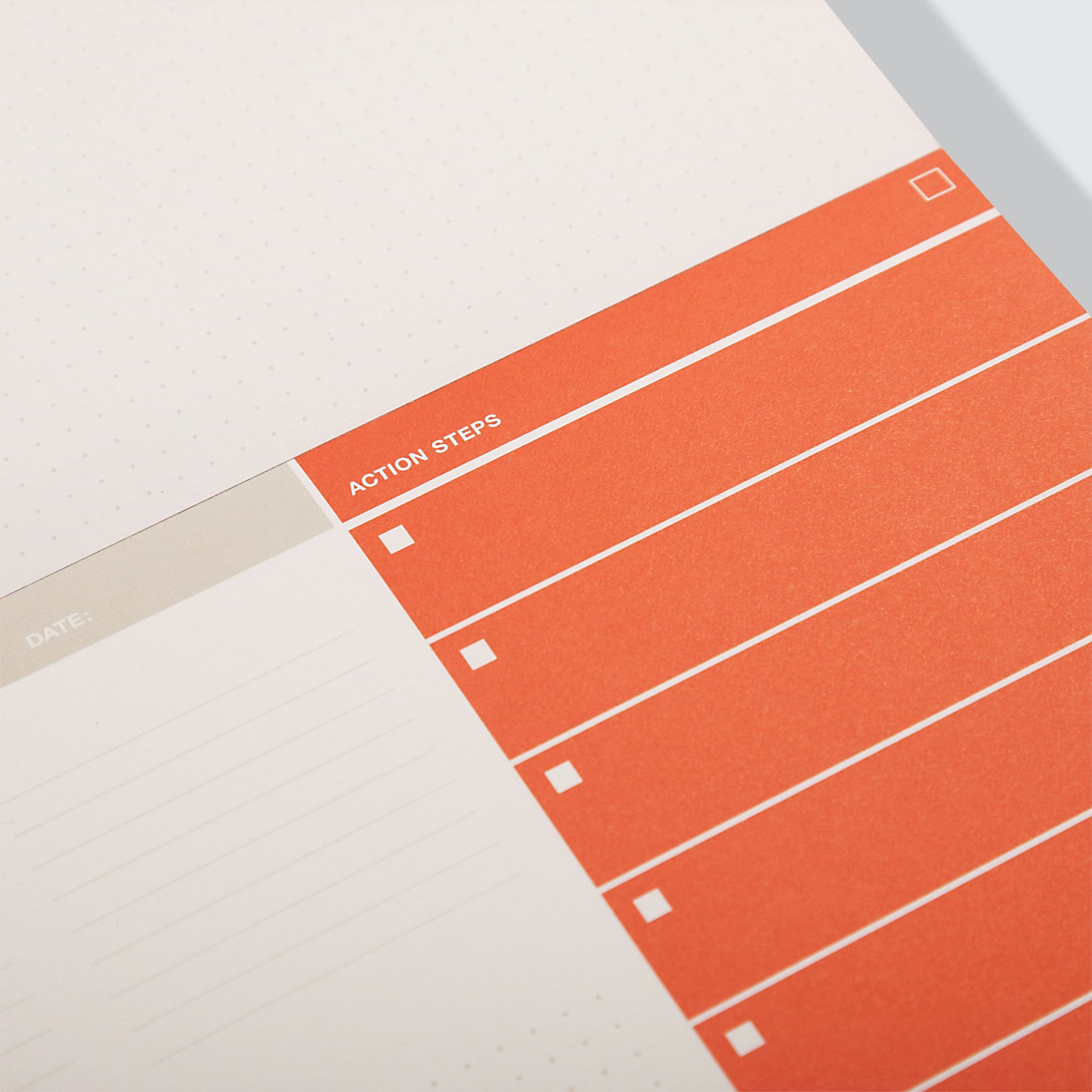 Action Pad notepad - Action Method by Behance